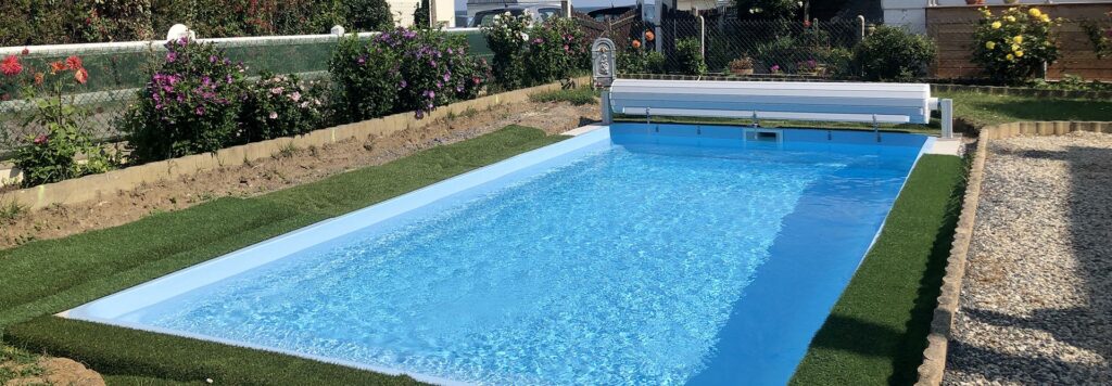 Réalisations client : Piscine coque polyester - Normandie Piscine